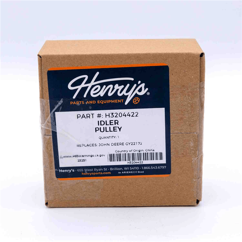 H3204422 - Henry's Flat Idler Pulley John Deere GY22172 | Henry's Parts
